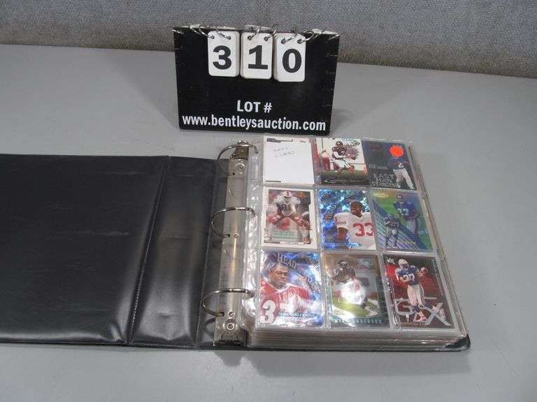 FOLDER OF FOOTBALL CARDS - Bentley & Associates, LLC