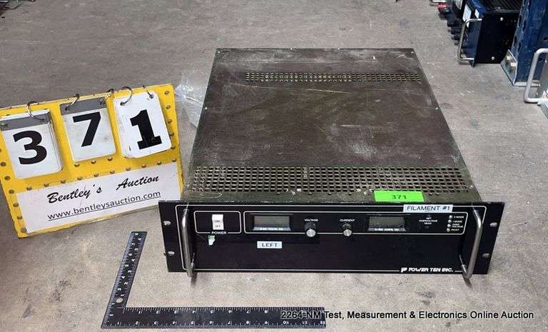 POWER TEN INC. P63C-20166 POWER SUPPLY - Bentley & Associates, LLC