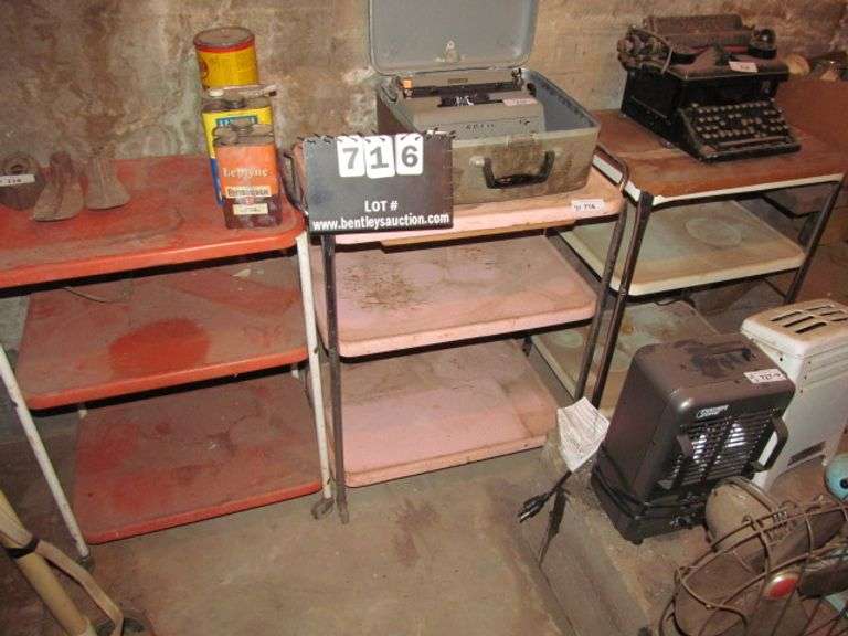 METAL CARTS W/ 3 SHELVES (3X MONEY) - Bentley & Associates, LLC