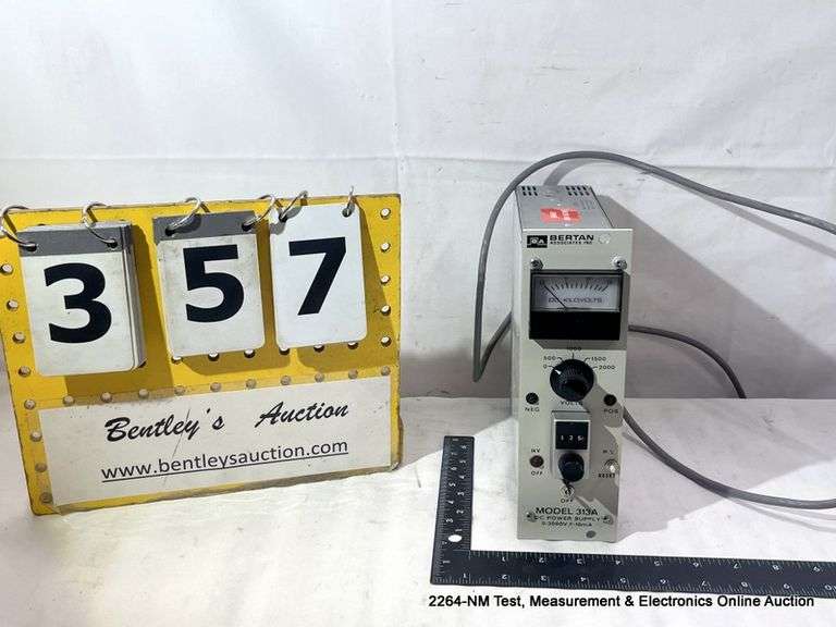 BERTAN 313A DC POWER SUPPLY - Bentley & Associates, LLC