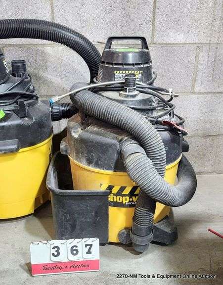 SHOP VAC INDUSTRIAL 2.5HP SHOP VAC - Bentley & Associates, LLC