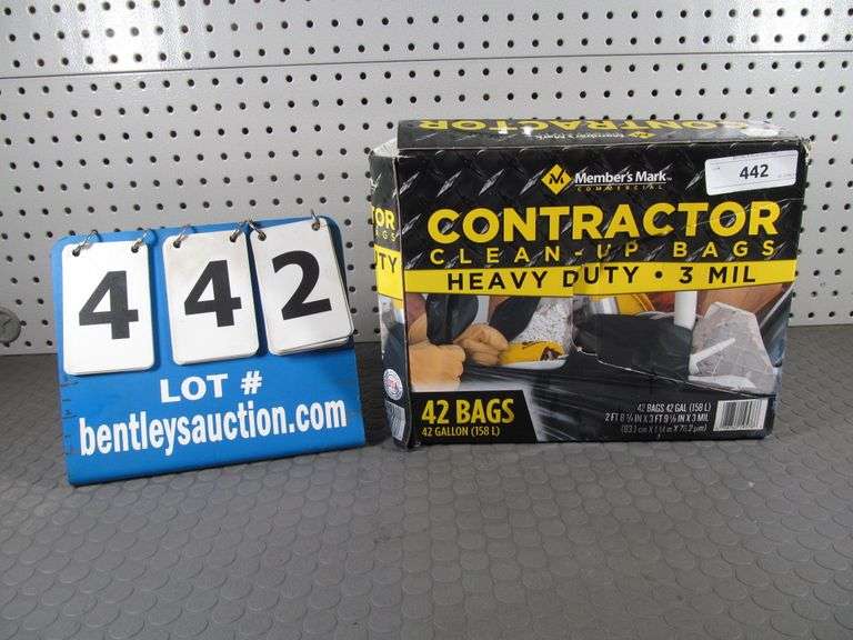 Construction Trash Bags Primo Tools 42 Gallon Heavy-Duty Contractor ...