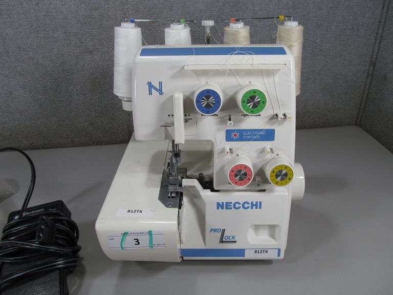 NECCHI PRO-LOCK SEWING MACHINE PL1036 - Bentley & Associates, LLC