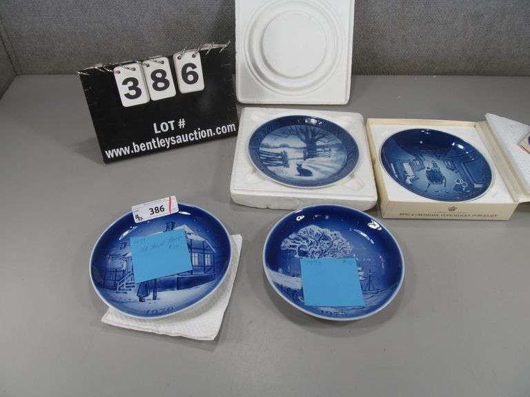 ROYAL COPENHAGEN COLLECTOR PLATES (4X MONEY) - Bentley & Associates, LLC
