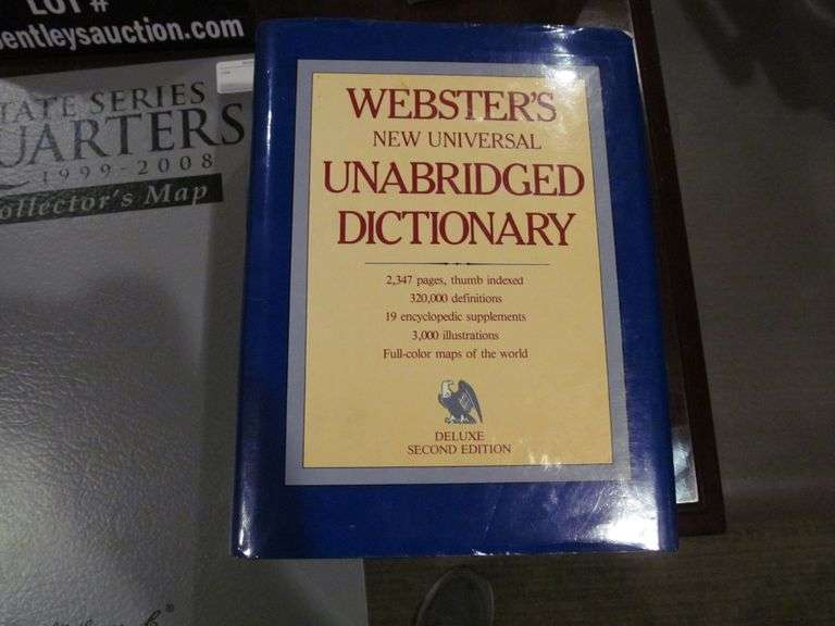 LOT: WEBSTERS DICTIONARY & US QUARTERS MAP 1999-2008 - Bentley ...