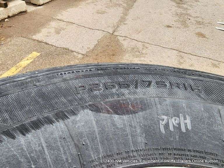 (4) NISSAN WHEELS W/ FIRESTONE DESTINATION P265/75 R16 TIRES - Bentley ...