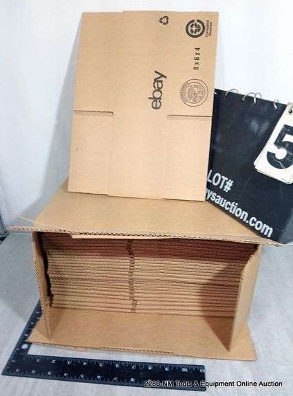 BOX: EBAY SHIPPING BOXES - 8X6X4 - Bentley & Associates, LLC