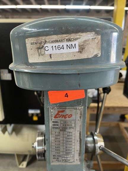 ENCO 5/8" MODEL 126-2170 DRILL PRESS - Bentley & Associates, LLC