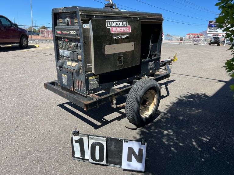 LINCOLN ELECTRIC VANTAGE 300 DIESEL WELDER, 5602 HRS - Bentley ...