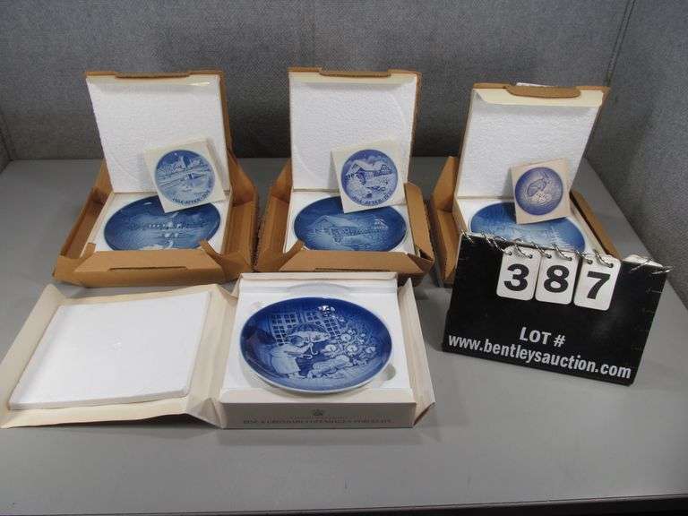 ROYAL COPENHAGEN COLLECTOR PLATES (4X MONEY) - Bentley & Associates, LLC