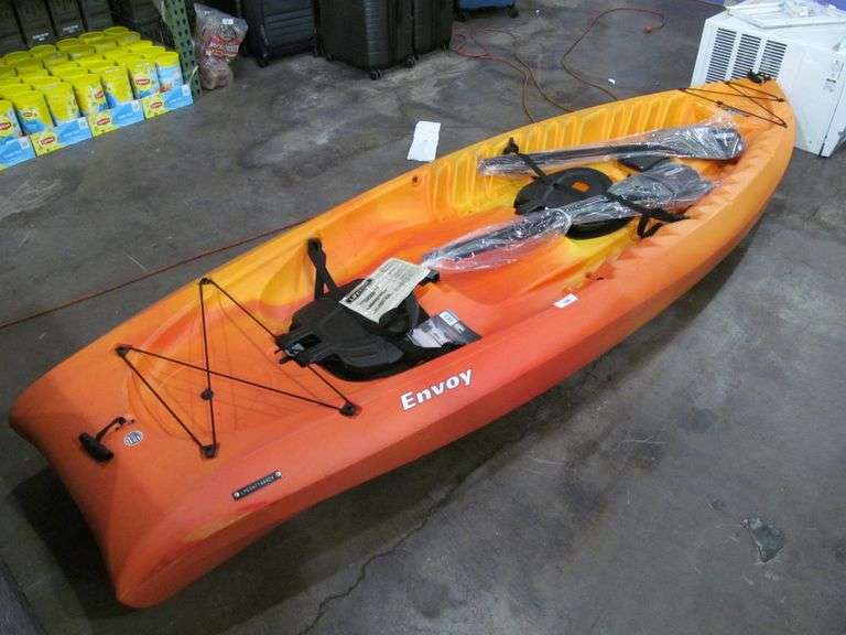 LIFETIME ENVOY RED, ORANGE, YELLOW TWO SEATER KAYAK - Bentley ...