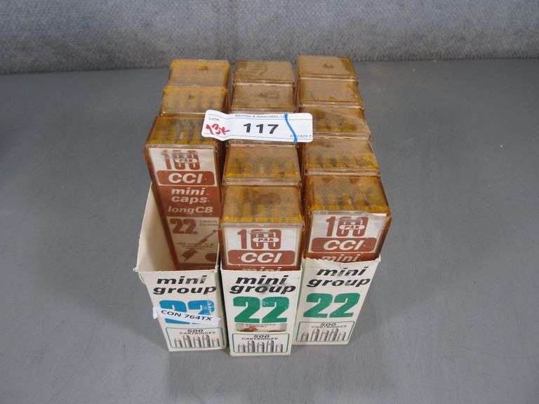 100 PAK CCI .22 MINI CAPS LONG CB (13X MONEY) - Bentley & Associates, LLC