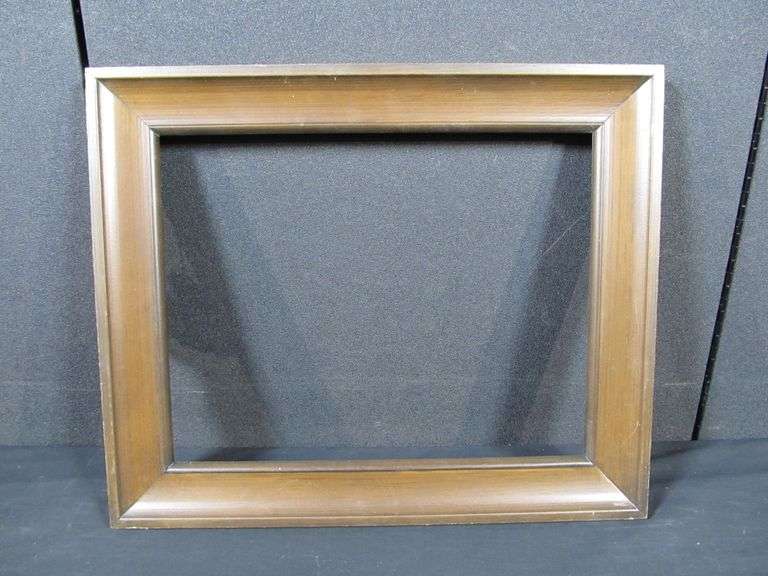 SIMPLE SMALL DARK BROWN WOOD FRAME 14 X 18 - Bentley & Associates, LLC