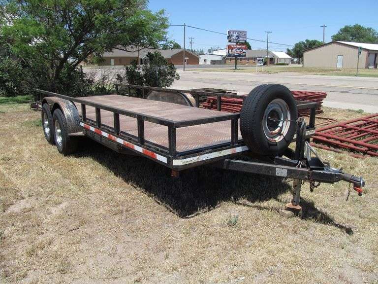 SHOPMADE TANDEM AXLE 20' ALL STEEL UTILITY TRAILER - 14K GVW - Bentley ...