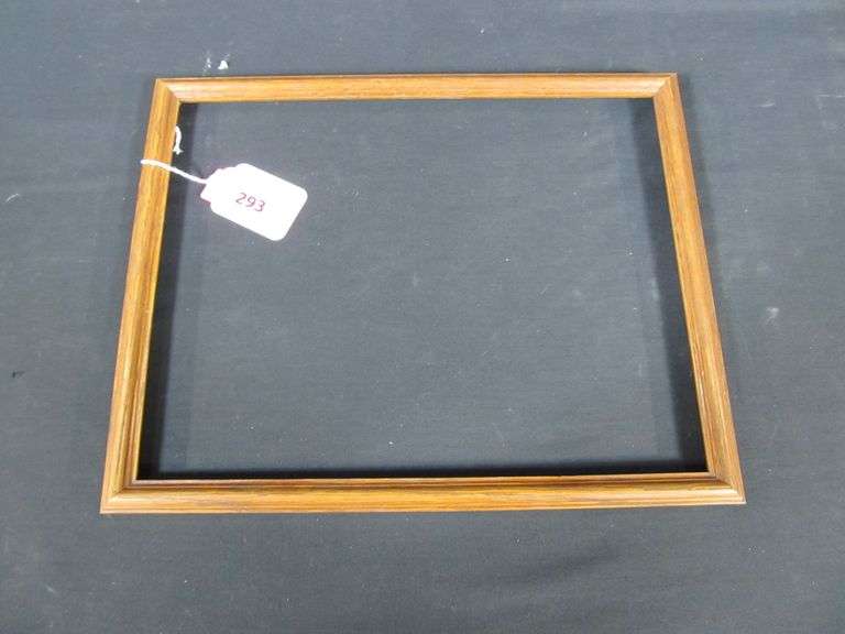 SMALL SIMPLE DARK STAINED WOOD FRAME 12 X 16 - Bentley & Associates, LLC