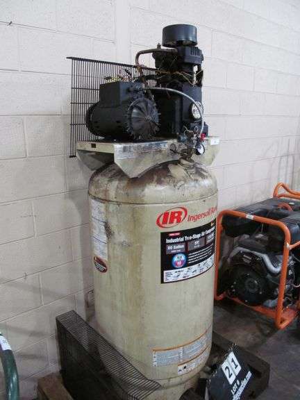 INGERSOLL-RAND TS4N5 80 GALLON VERTICLE AIR COMPRESSOR - Bentley ...