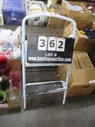 BLUE METAL 2-STEP LADDER - Bentley & Associates, LLC