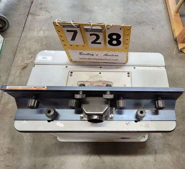 BOSCH RA1171 ROUTER TABLE W/ MILWAUKEE 5650 ROUTER - Bentley ...