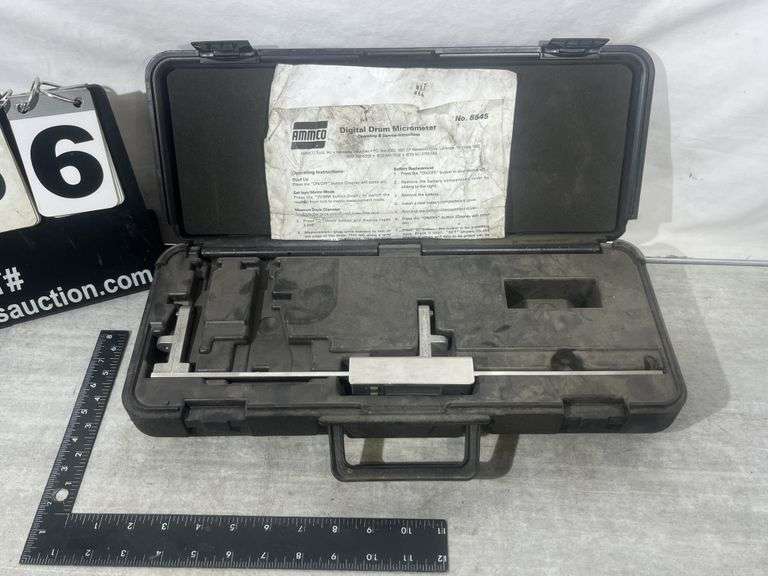 AMMCO DIGITAL DRUM MICROMETER - Bentley & Associates, LLC