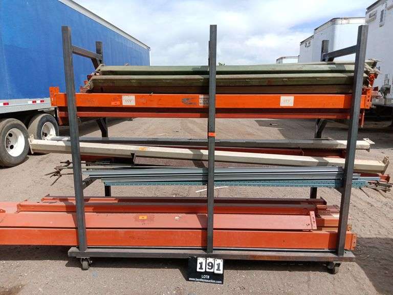 CASTERED METAL RACK - Bentley & Associates, LLC