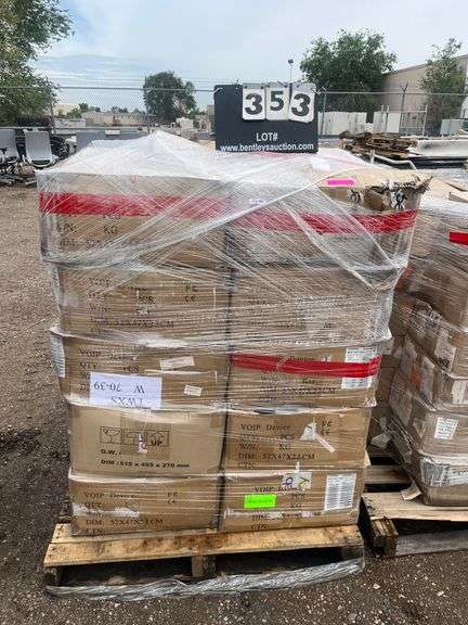 PALLET: BOXES - CISCO OFFICE PHONES (20X MONEY) - Bentley & Associates, LLC