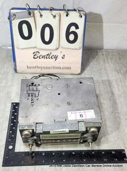 KENWORTH STEREO EIGHT VINTAGE RADIO - Bentley & Associates, LLC