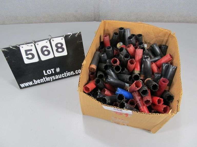 BOX: ASSORTED BRAND USED 12 GAUGE SHOTGUN SHELLS - Bentley & Associates ...