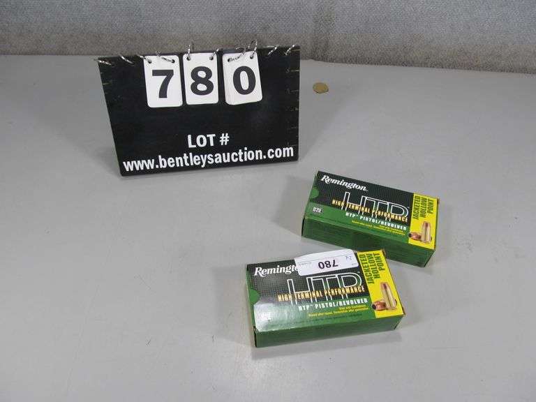 BOXES: REMINGTON HIGH TERMINAL PERFORMANCE PISTOL/REVOLVER BULLETS ...
