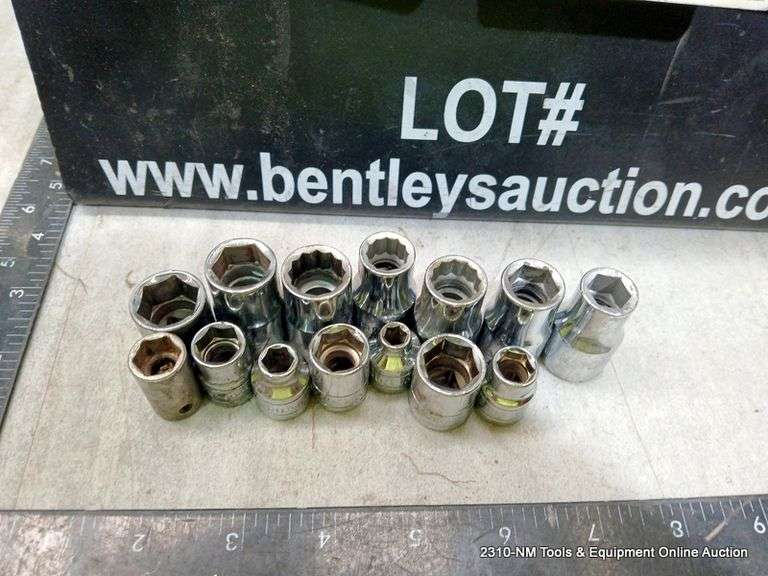 BOX: ASSORTED CRAFTSMAN SOCKETS - Bentley & Associates, LLC