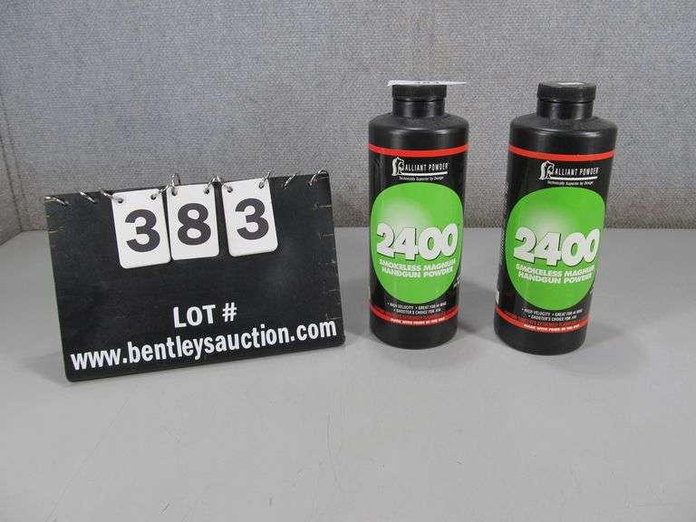 ALLIANT POWDER 2400 SMOKELESS MAGNUM HANDGUN POWDER, 1 LB BOTTLES (BOTH ...