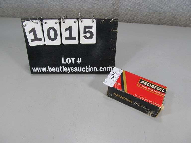 FEDERAL 357 MAGNUM HIGH VELOCITY 158 GR POINT JACKETED BULLET ...