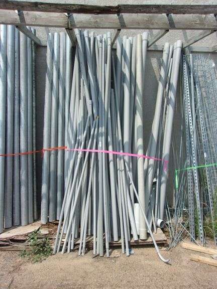 LOT: APPROX. 50 STICKS MIXED SIZE PVC CONDUIT - Bentley & Associates, LLC