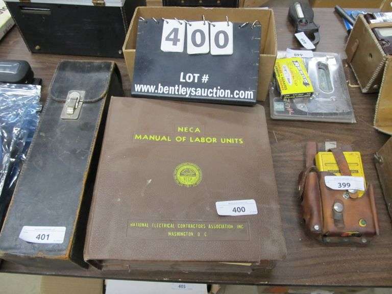 NATIONAL ELECTRICAL CONTRACTORS NECA MANUAL OF LABOR UNITS - Bentley ...