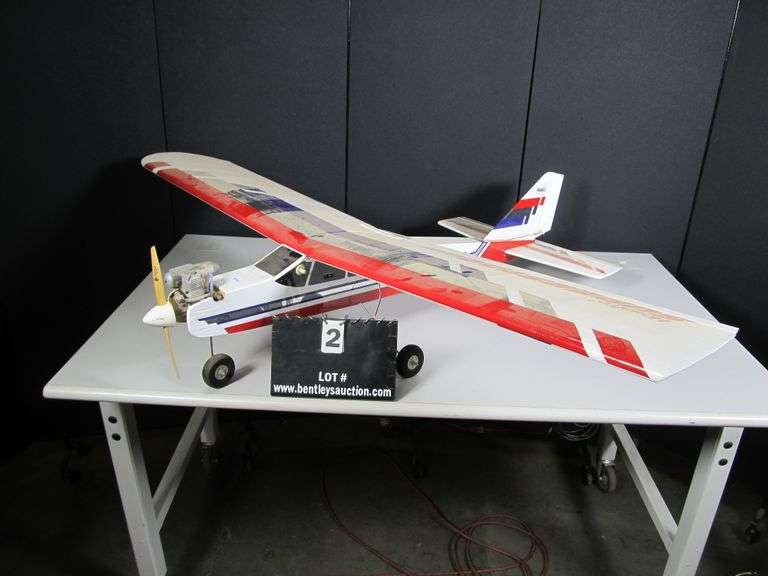 HOBBICO SUPER STAR MKII NITRO GAS POWERED RC AIRPLANE - OS 40 ENGINE ...