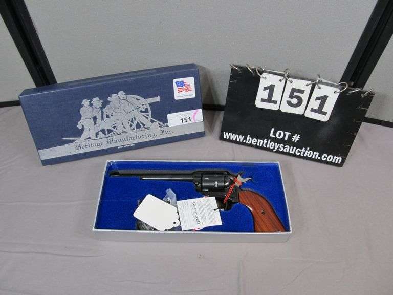 HERITAGE RR22B6 22 LR SINGLE ACTION REVOLVER- S/N: L78656 - Bentley ...