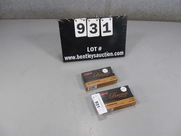 PMC BRONZE HUNTING 223 REMINGTON 55 GRAIN PSP 3200 PPS MV CENTERFIRE ...