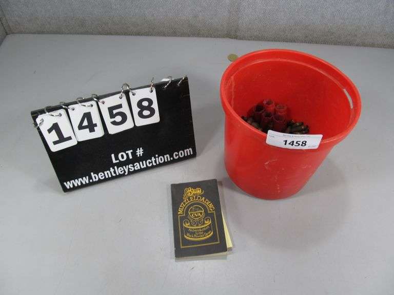 RED BUCKET: PLASTIC SHOTGUN SHELLS, BRASS RIFLE CASINGS - Bentley ...