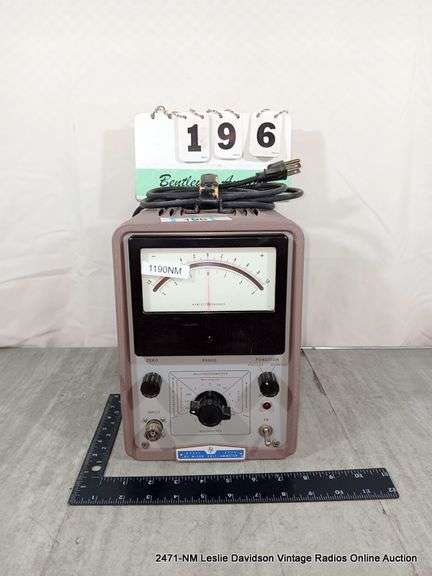 HP 425A DC MICROVOLT AMMETER - Bentley & Associates, LLC