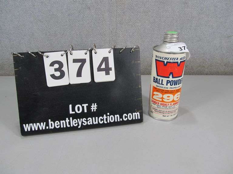 CAN: WINCHESTER WESTERN BALL POWDER SMOKELESS PROPELLANT - 1 LB CAN ...