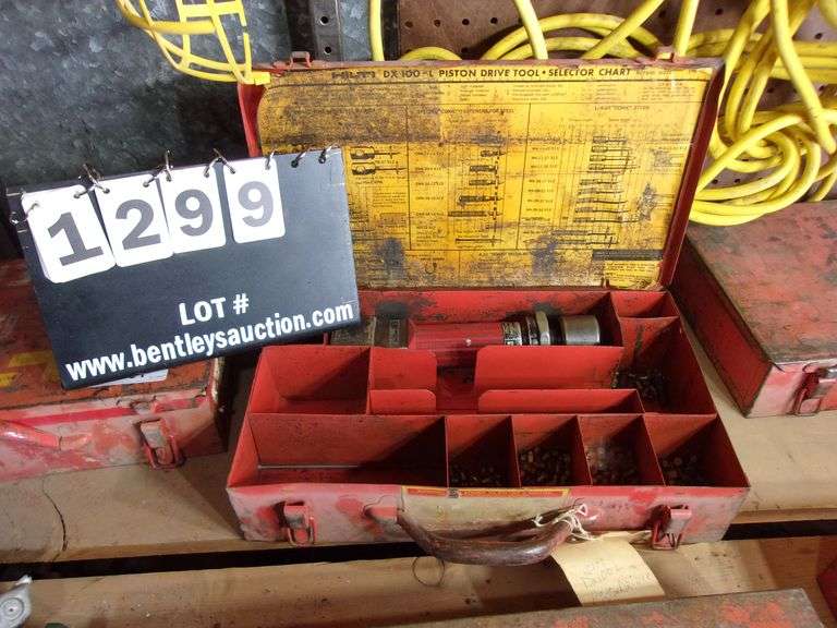 HILTI DX100L SINGLE SHOT PISTON DRIVE TOOL - Bentley & Associates, LLC
