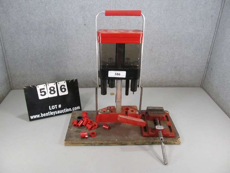 LEE LOAD ALL RELOADER AMMO PRESS W/ MOUNTED VISE - Bentley & Associates ...