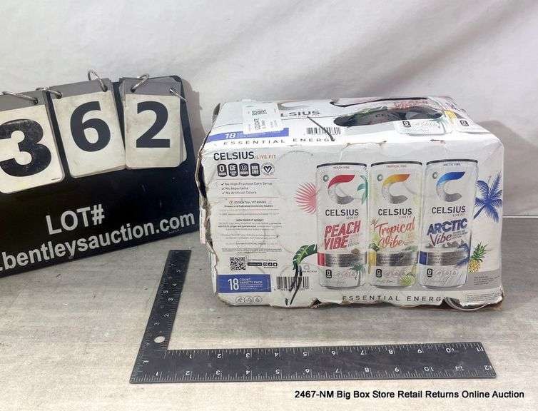 CELSIUS VARIETY PACK - MAY BE MISSING CANS - Bentley & Associates, LLC