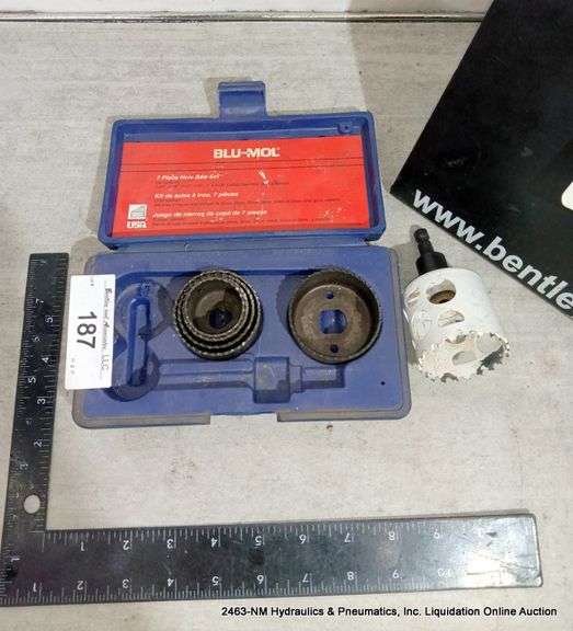 BLU-MOL 7-PIECE HOLE SAW SET - Bentley & Associates, LLC