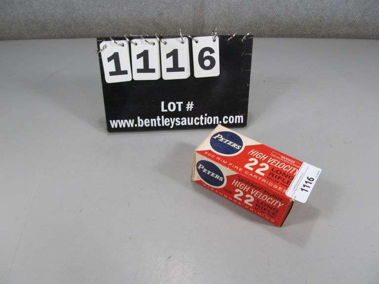 PETERS HIGH VELOCITY "GOLDEN" BULLET 22 LONG RIFLE HOLLOW POINT ...