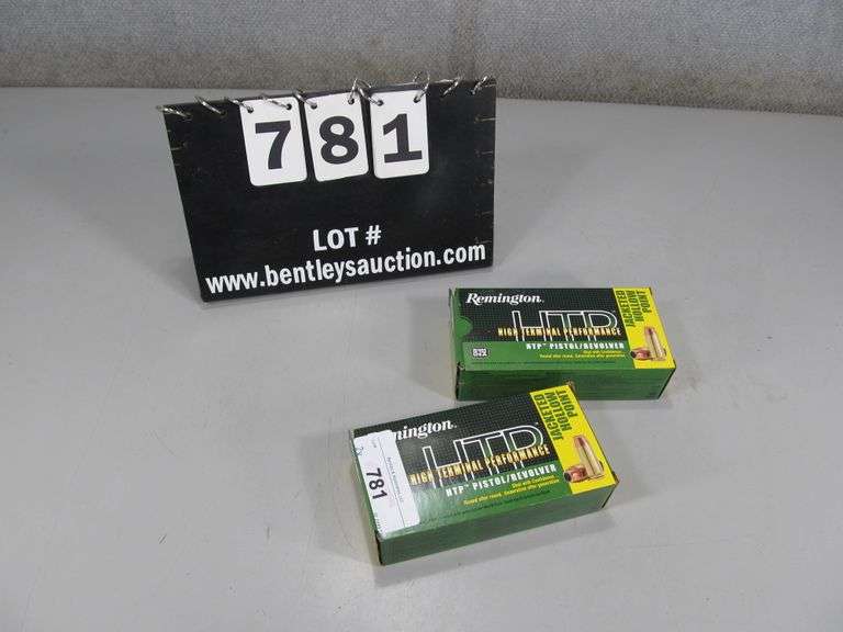 BOXES: REMINGTON HIGH TERMINAL PERFORMANCE PISTOL/REVOLVER BULLETS ...