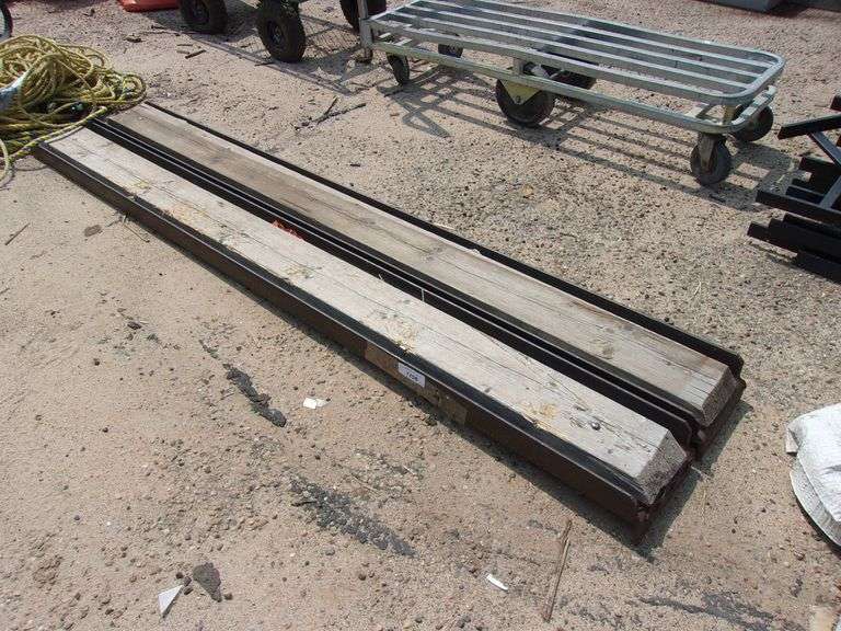 LOT: (2) C-CHANNEL 8' LENGTH HEAVY DUTY RAMPS - Bentley & Associates, LLC