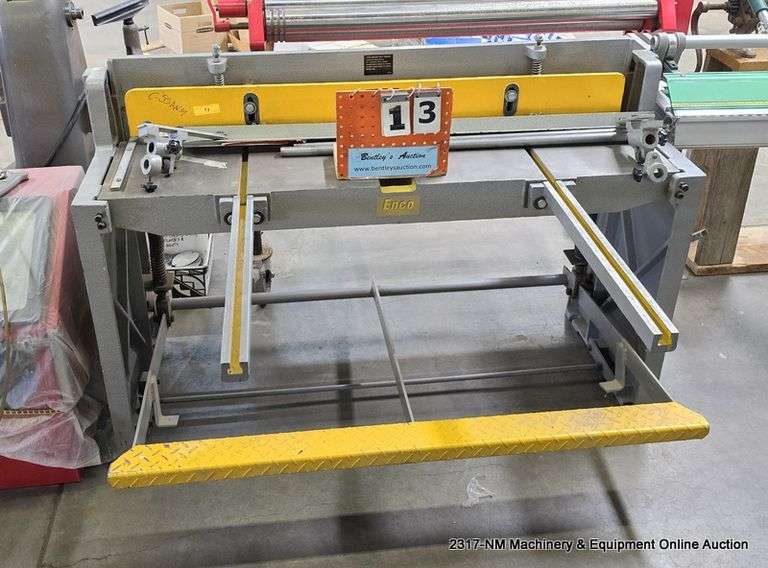 ENCO PRECISION FOOT SHEAR, SERIAL #: 00110618 - Bentley & Associates, LLC