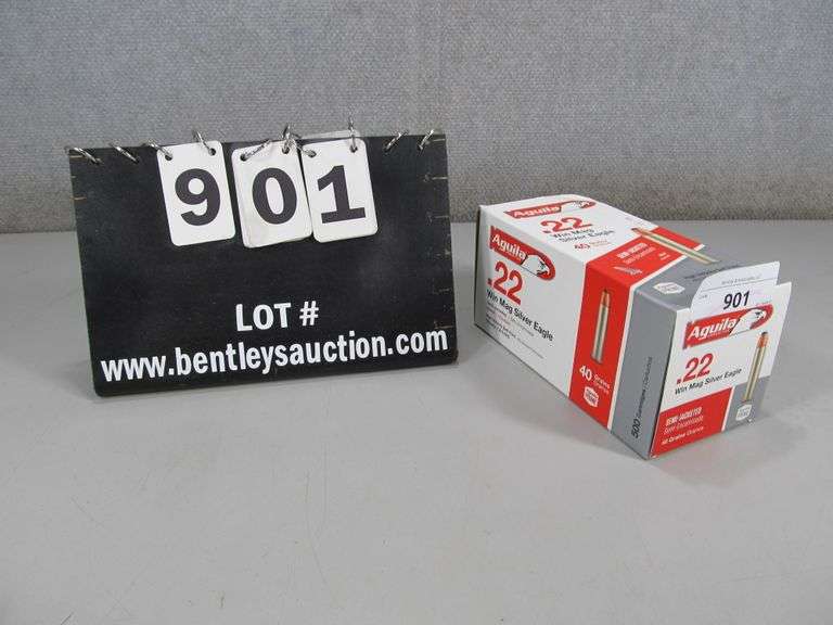 AGUILA .22 WIN. MAG SILVER EAGLE SEMI-JACKETED 40 GRAIN HIGH VELOCITY ...