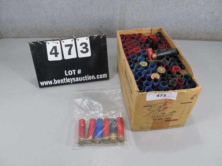 BOX: EMPTY REMINGTON 12 GUAGE SHOTGUN SHELLS - Bentley & Associates, LLC