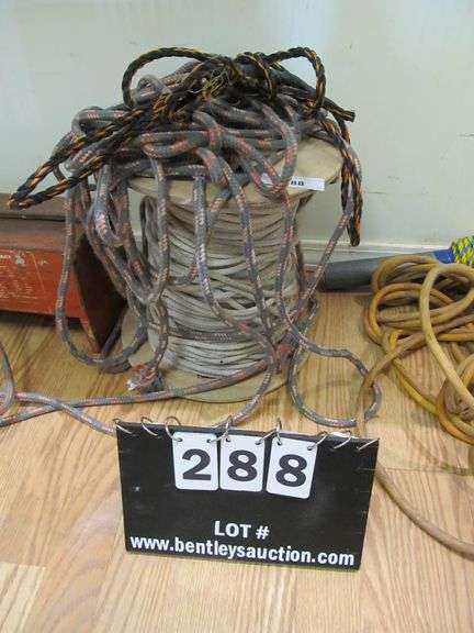 LOT: ASSORTED COTTON & NYLON PULL ROPE - Bentley & Associates, LLC